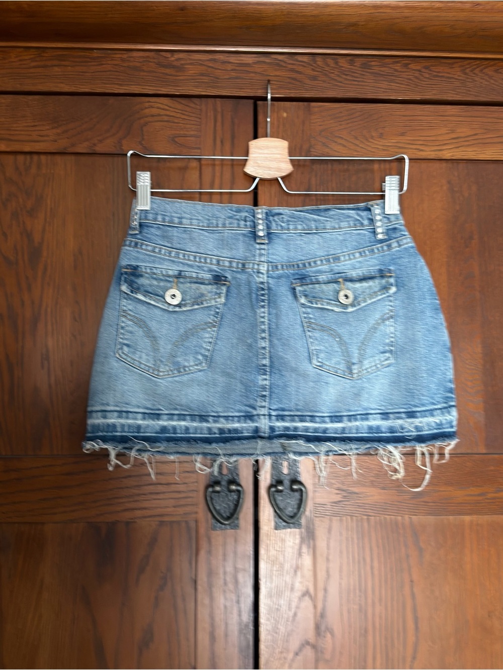 Vanilla | Skirts | Vintage Vanilla Star Y2k Studded Distressed Denim ...